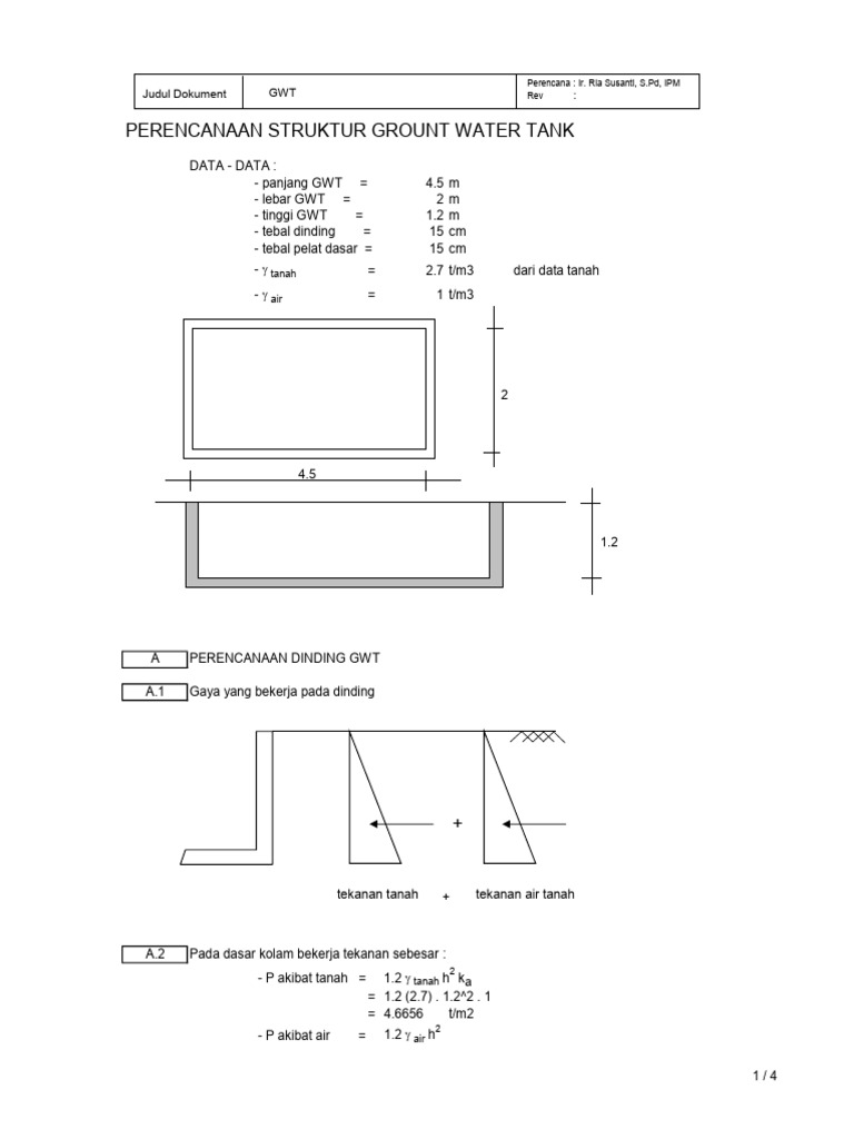PERHITUNGAN GWT | PDF