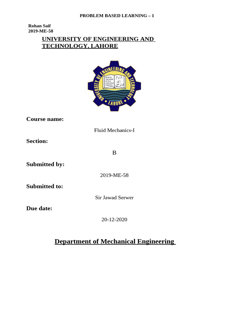 2019-Me-58 PBL 01 | PDF