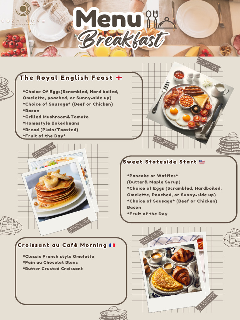 Breakfast Menu | PDF