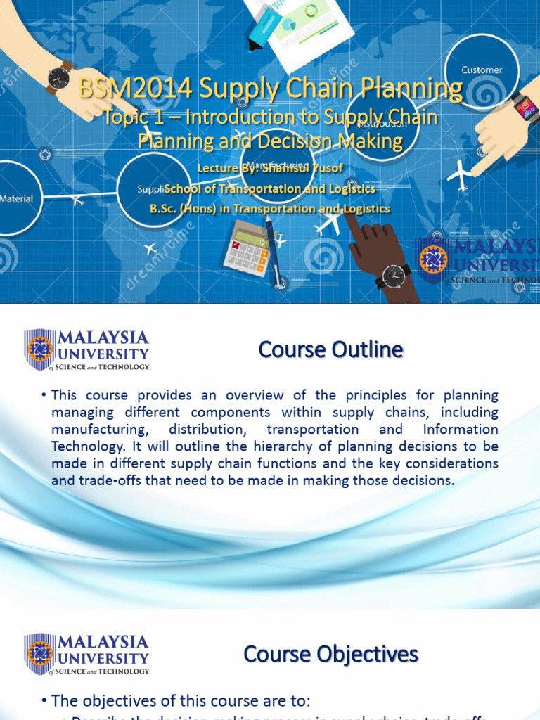 Introduction To Supply Chain Planning An | PDF | Supply Chain | Business