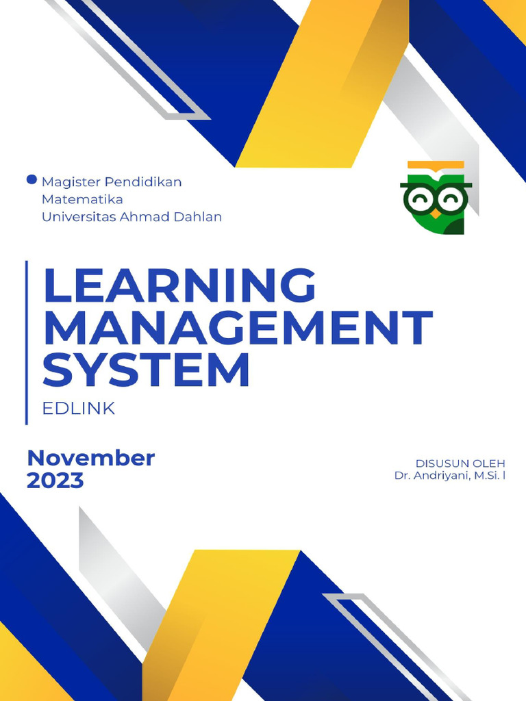 Modul Mata Kuliah LMS - Platform Edlink | PDF