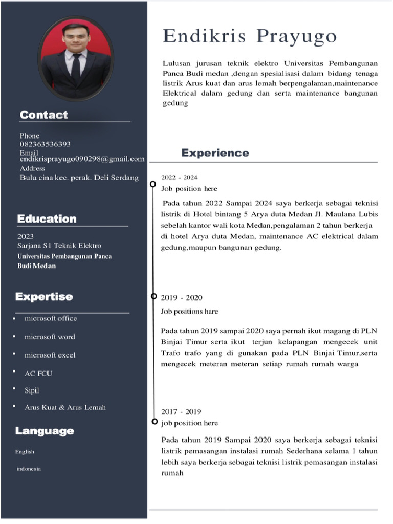 Berkas Lamaran Kerja Endi | PDF