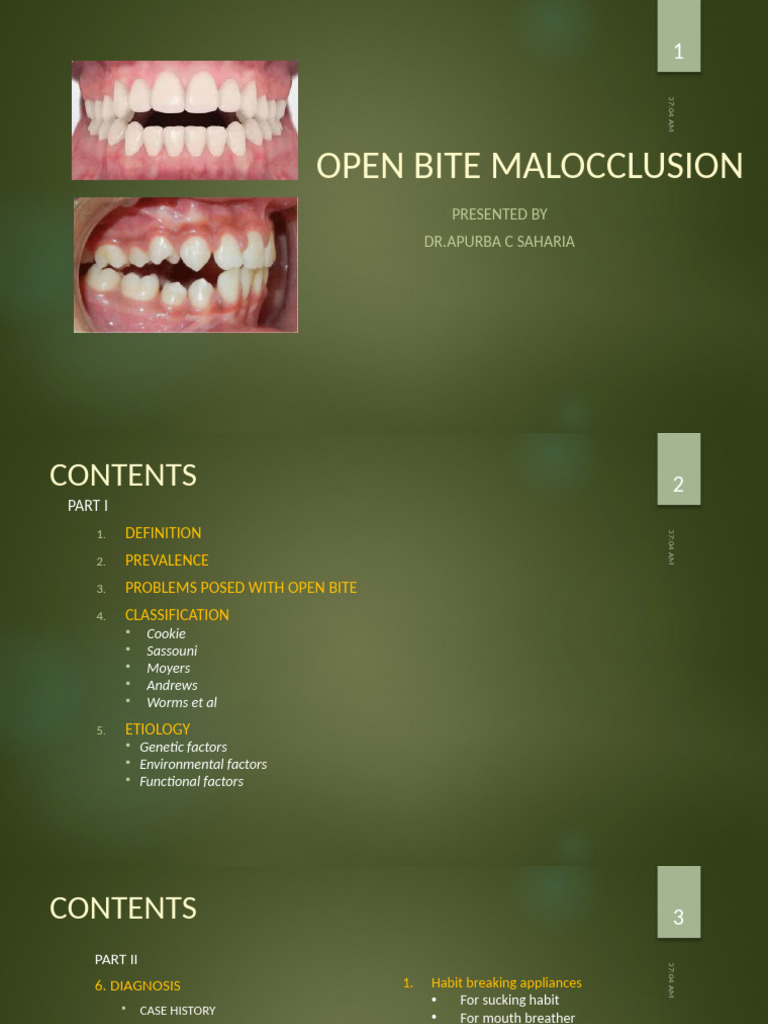 Open Bite Apurba Part 3 | PDF