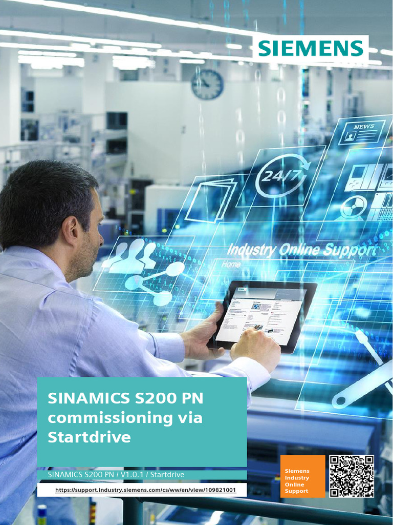 SINAMICS S200PN Commissioning-Via-startdrive DOC v101 en | PDF