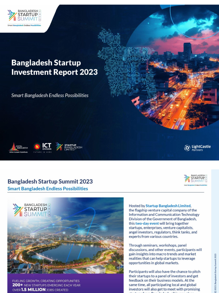 Bangladesh Startup Investment Report 2023 Full Version | PDF