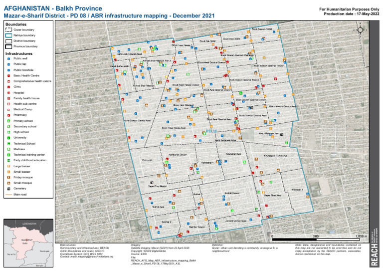 AFGHANISTAN - Balkh Province: Mazar-e-Sharif District - PD 08 / ABR ...
