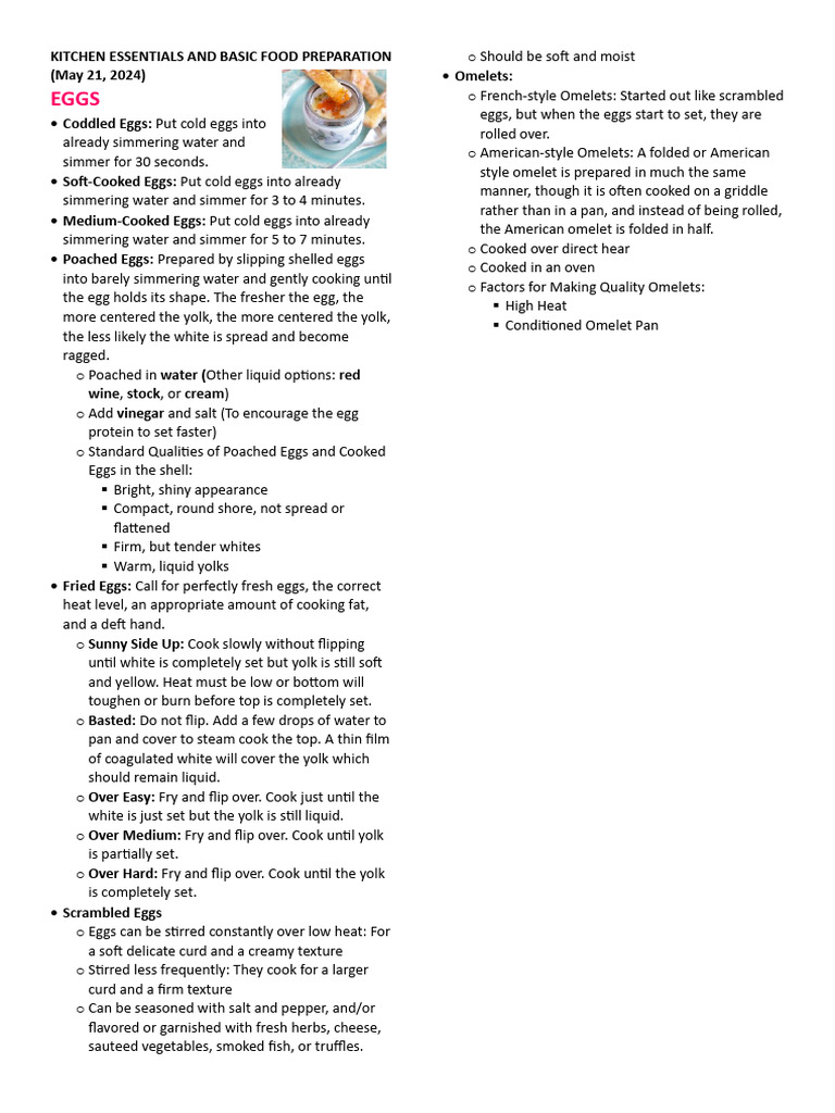 Egg, Starch, and Cereal | PDF | Starch | Cereals