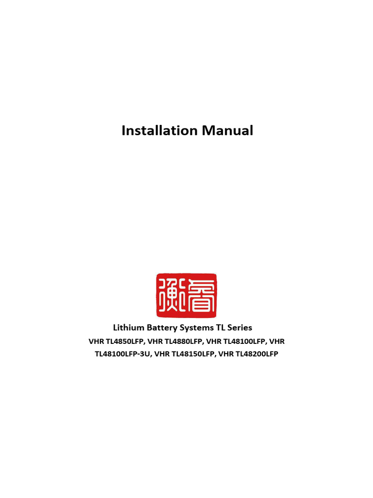 Installation Instructions English - en - PM | PDF