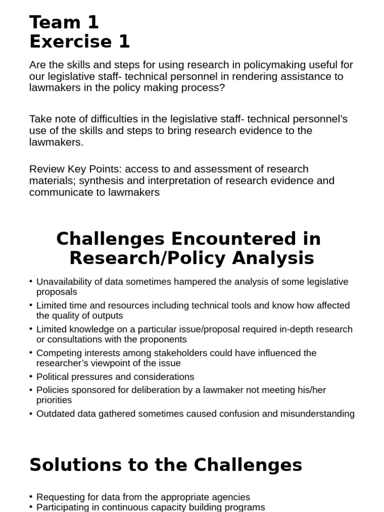 Exercise 1 Team 1 | PDF