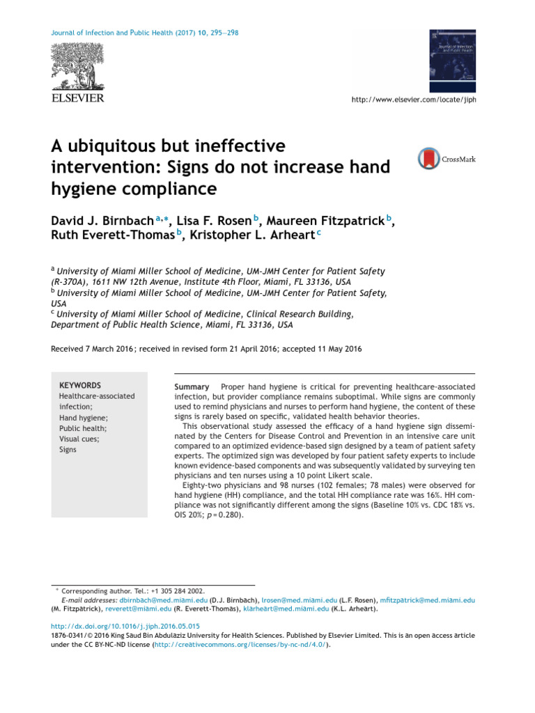 A Ubiquitous But Ineffective Intervention Signs - 2017 - Journal of ...