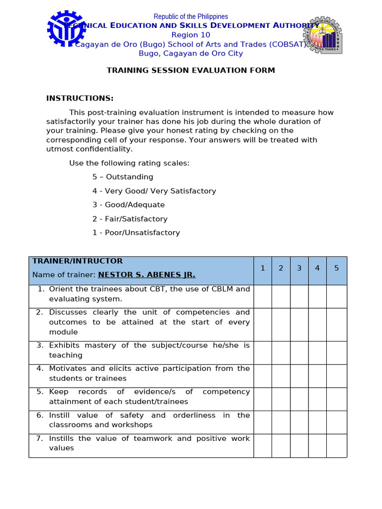 8 Training Program Evaluation | PDF | Learning | Behavior Modification