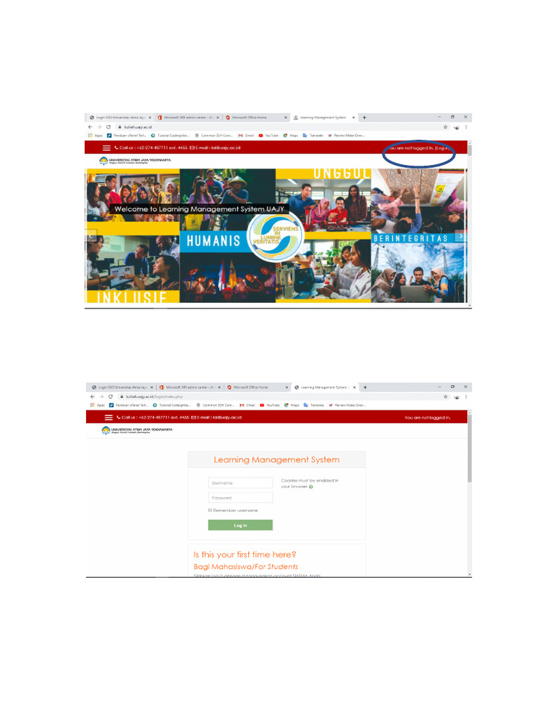 Manual Situs Kuliah | PDF