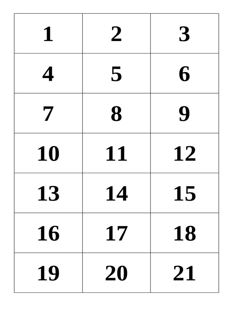 Raffle Numbers | PDF