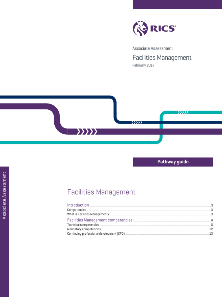 Facilities Management Pathway Guide Associate Rics | PDF