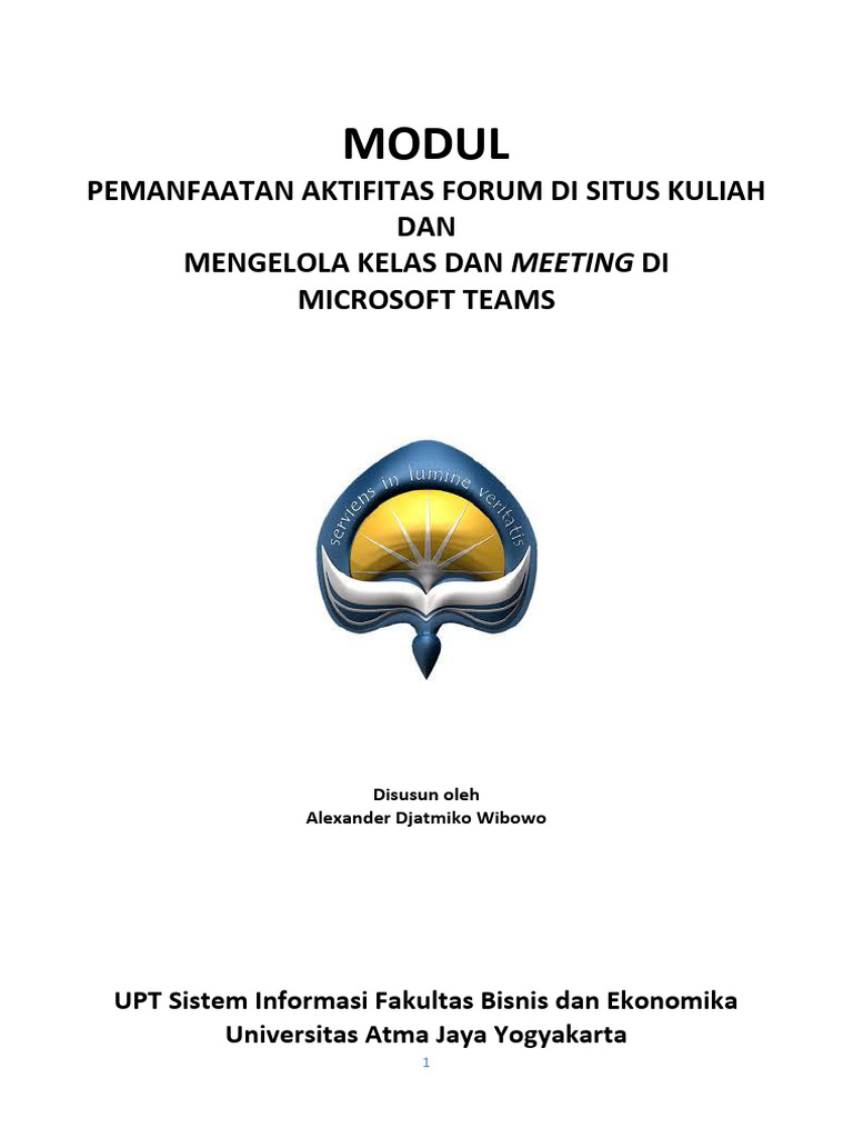 Modul SitusKuliah-MSTeams | PDF