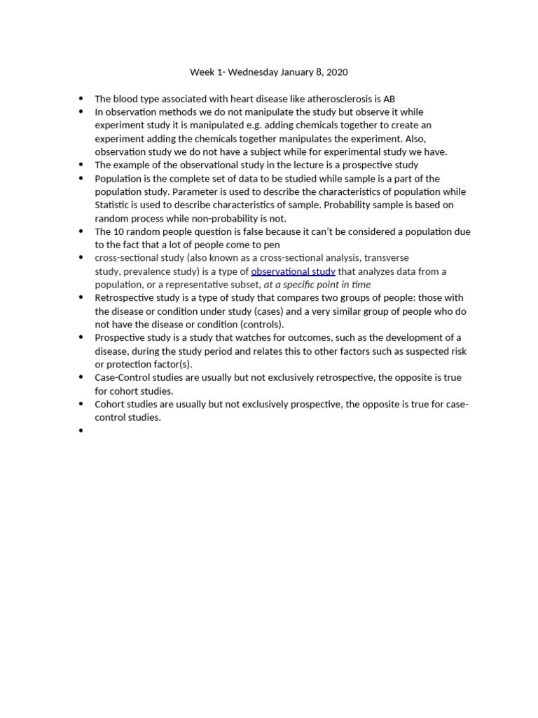 HLSC 2p07 Week 1 | PDF