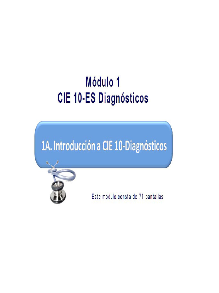 Diagnósticos Cie 10_nivel Básico | PDF