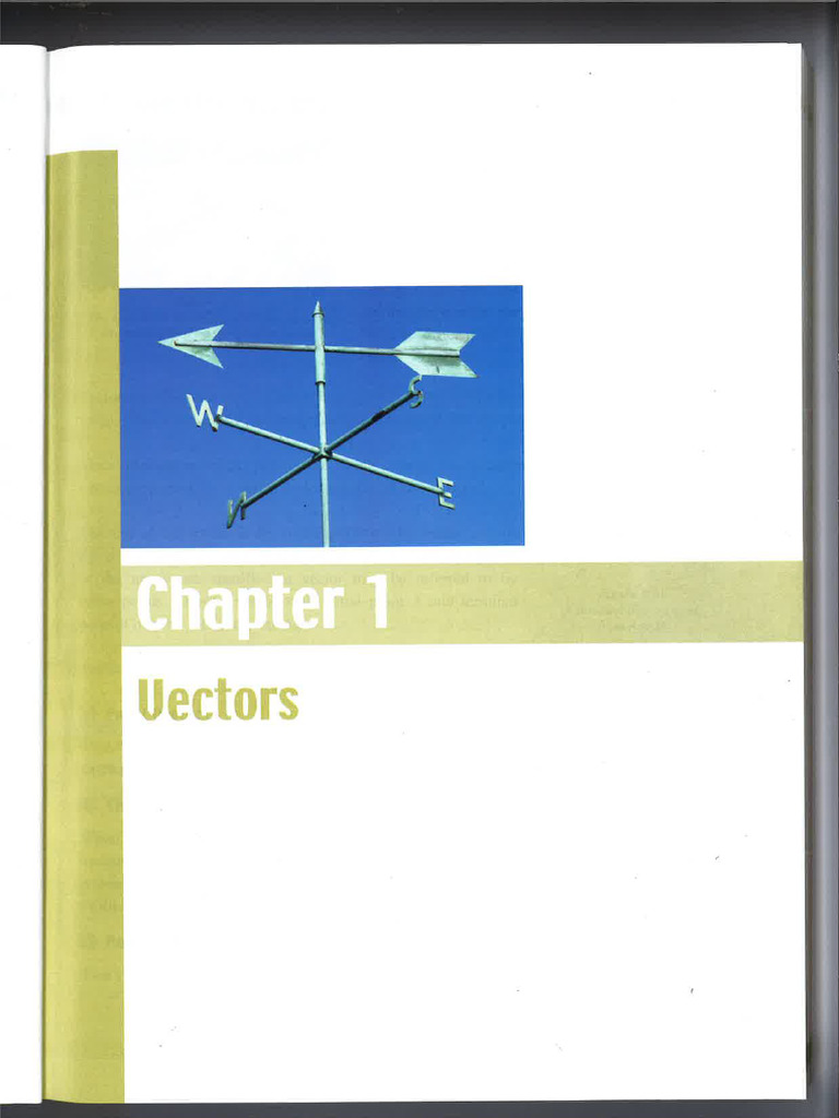 2425 Vectors Applied Mathematics Week 1 | PDF