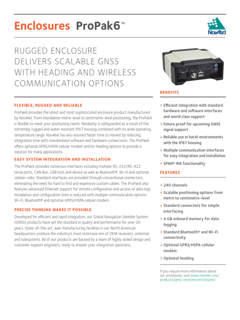ProPak6™ Product Sheet | PDF