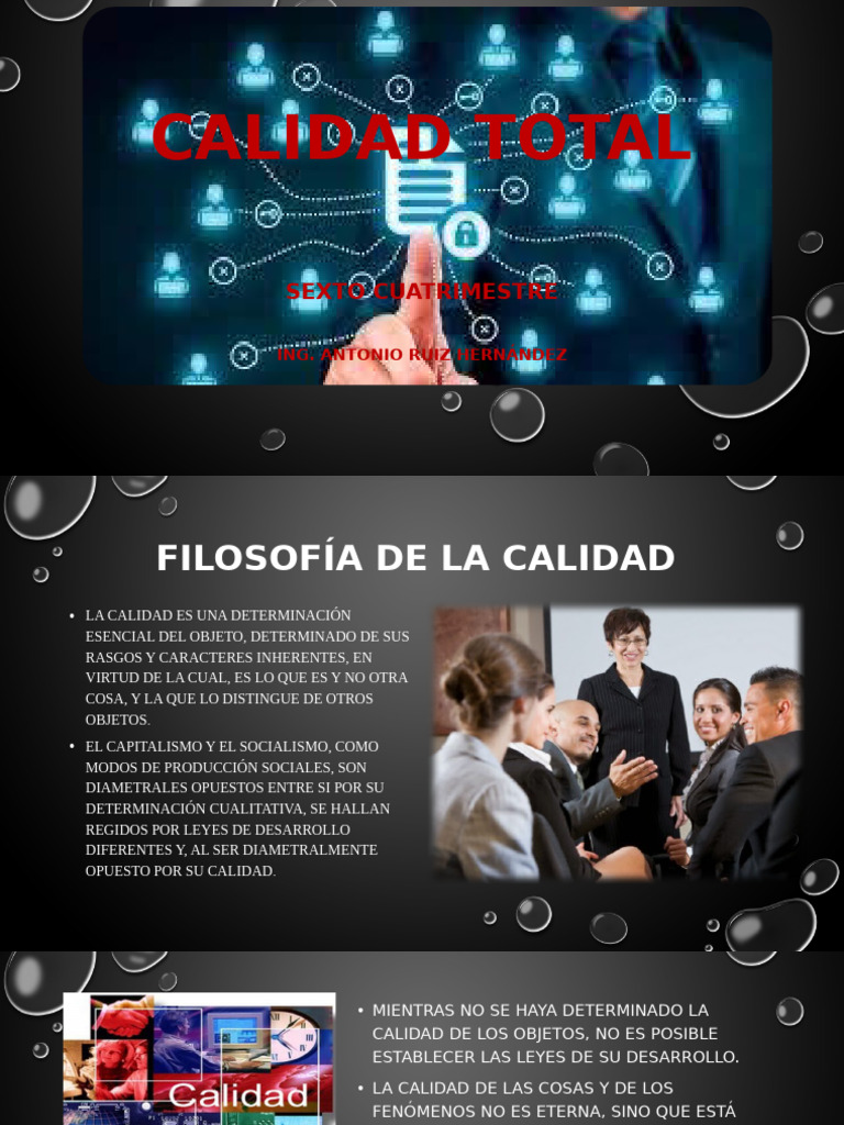 filosofia de la calidad | PDF