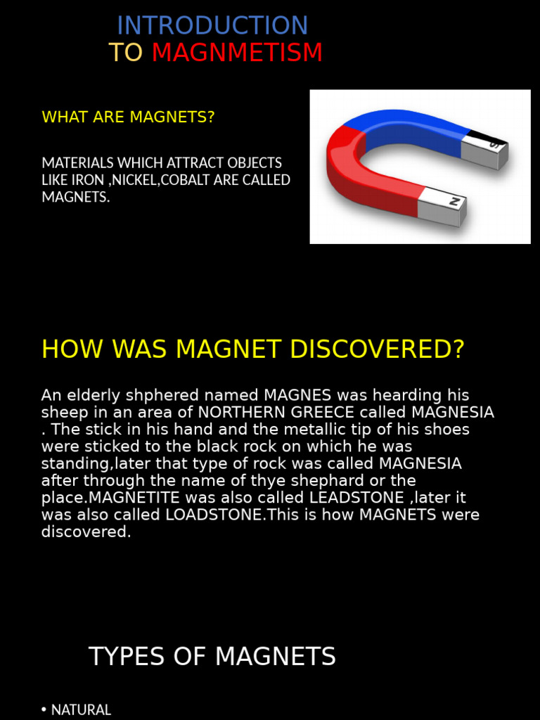 Introduction To Magnetism | PDF