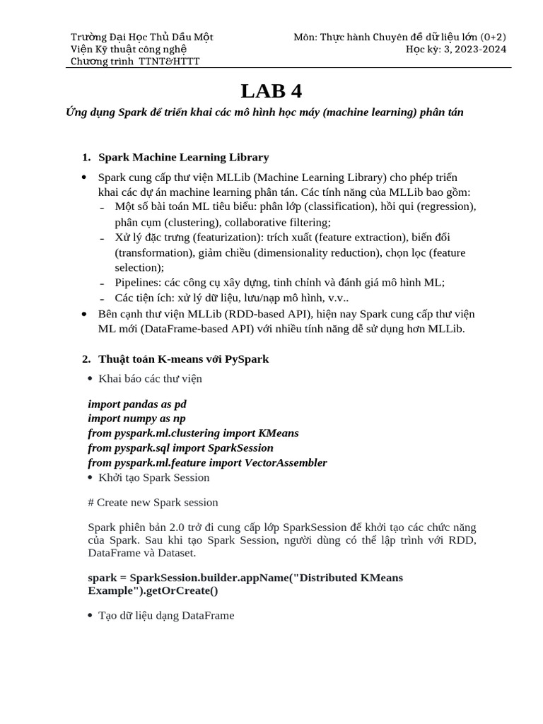 Lab4-Distributed Learning | PDF