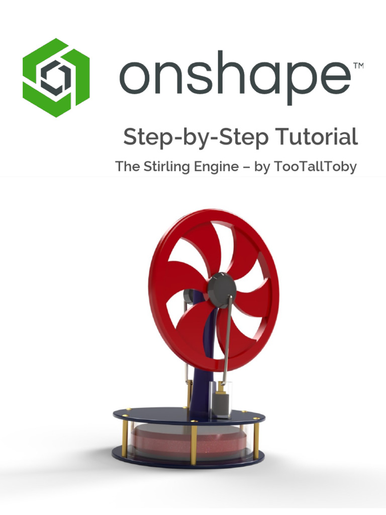 2024 Onshape Tutorial Stirling Engine | PDF