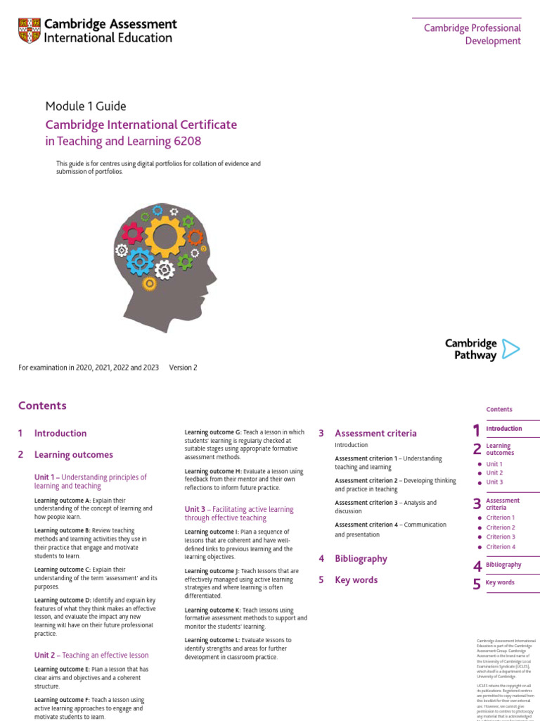 PDQ M1 Guide Teaching&Learning 2020-2023 | PDF