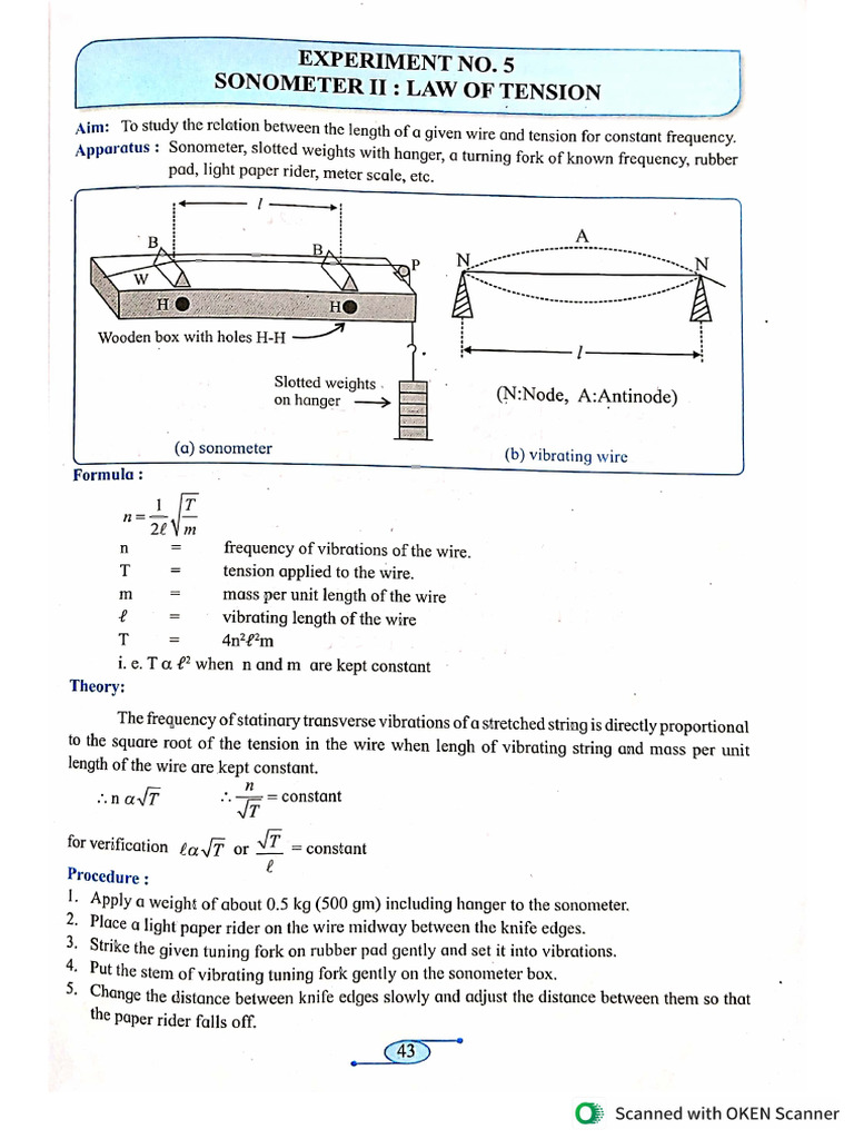 Sonometer II | PDF