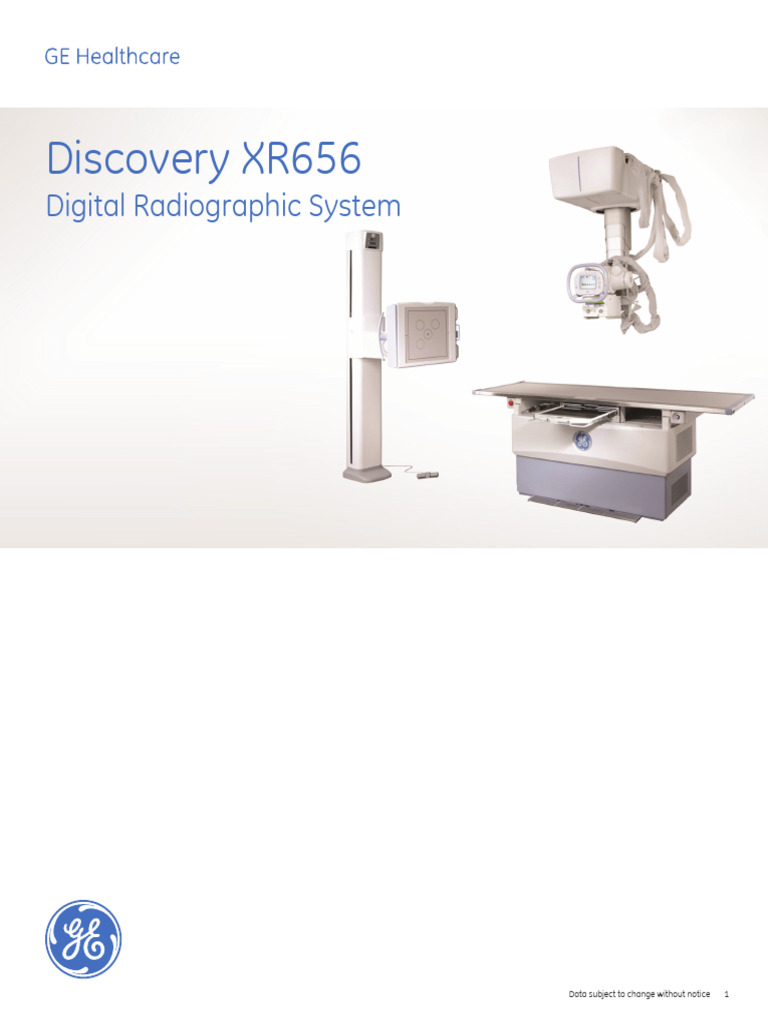 GE Discovery XR656 | PDF