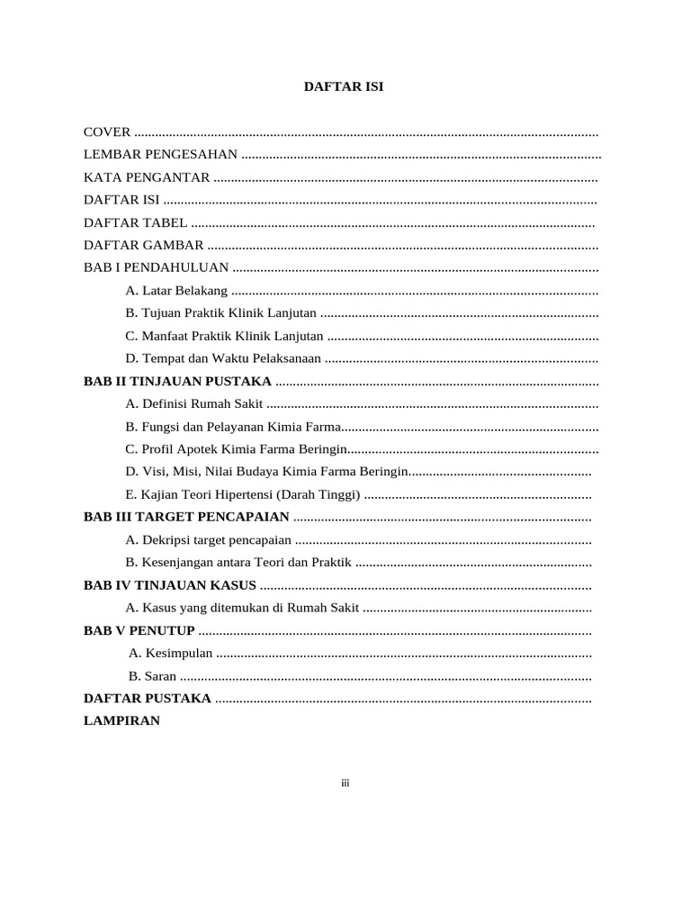 Daftar Isi | PDF