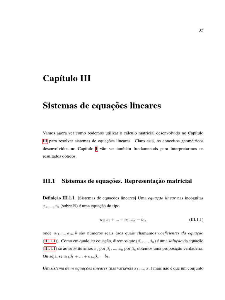 Cap3 - Alg Linear | PDF