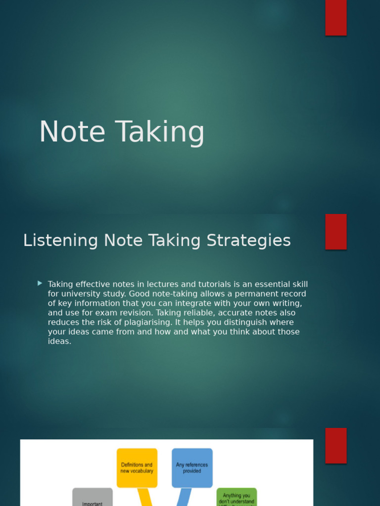 Note Taking While Listening | PDF