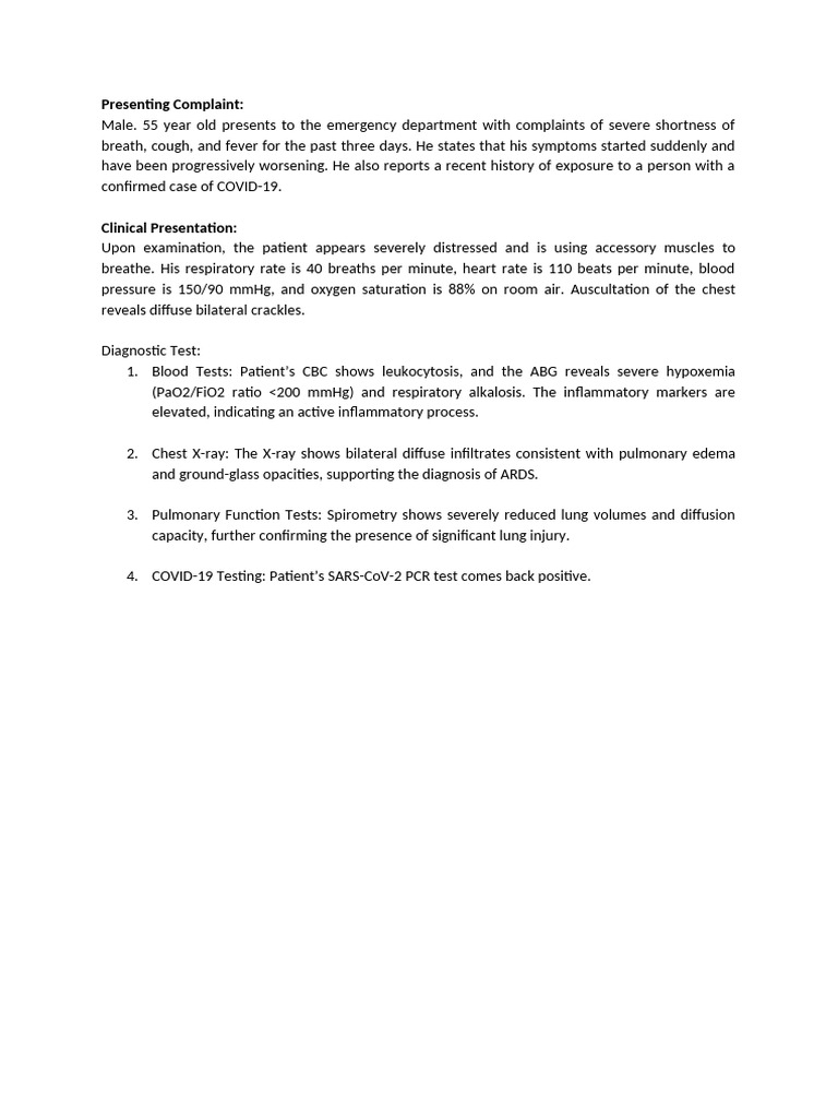 ARDS-CASE-STUDY | PDF