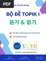 NGHE YONSEI - ĐỀ THI | PDF