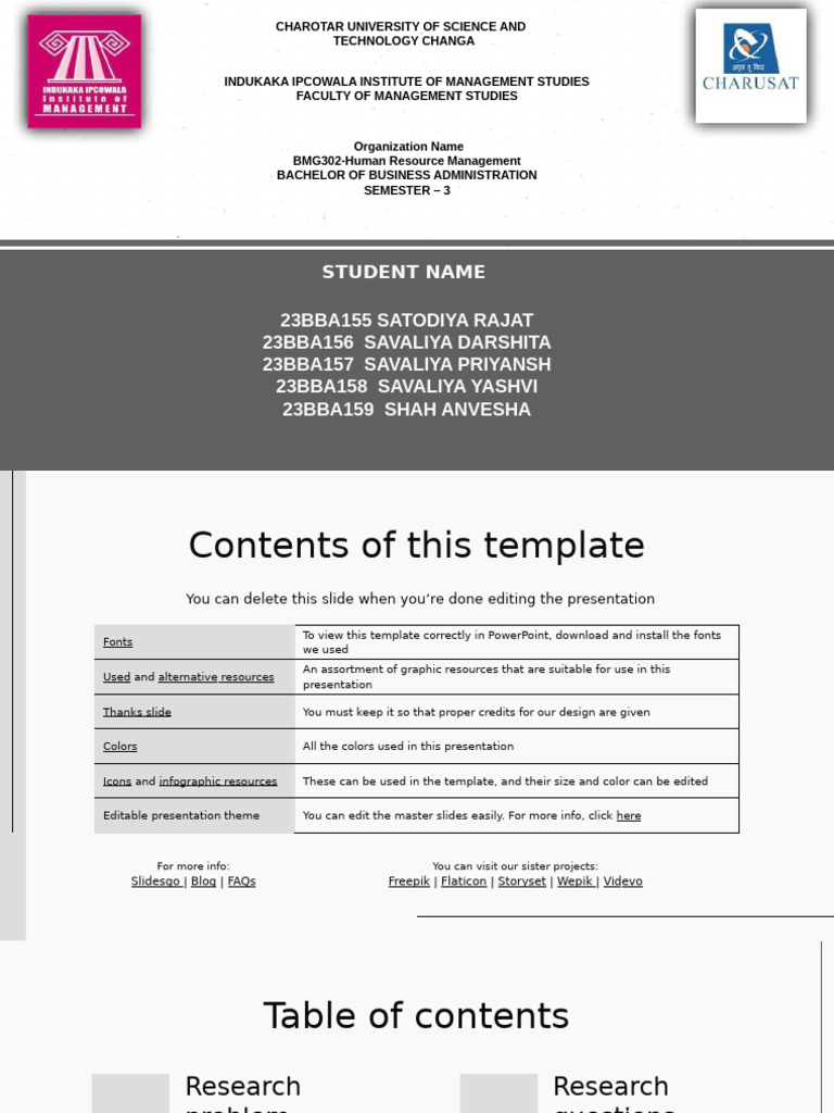 Formulating A Research Problem For University Students by Slidesgo | PDF