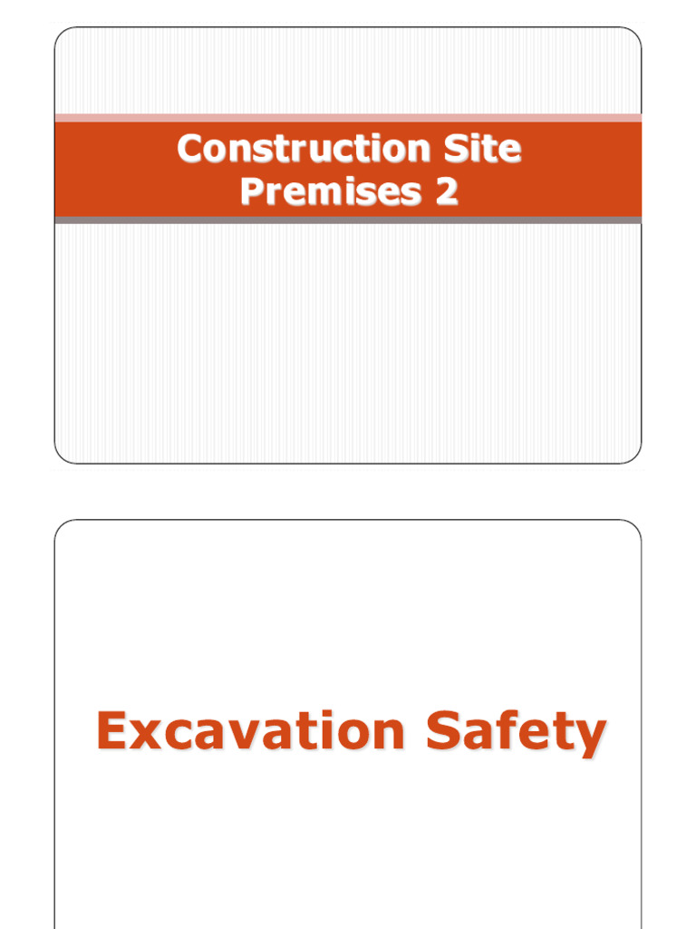 Excavation Safety and Temporary Structures | PDF