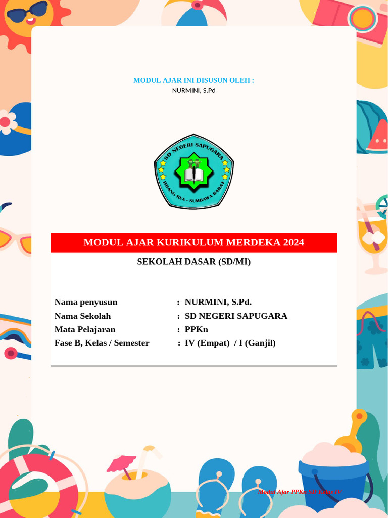 Modul Ajar PPKN Bab 1 Kelas 4 | PDF
