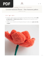 Crochet 3D Rose Free Pattern - Hookok | PDF