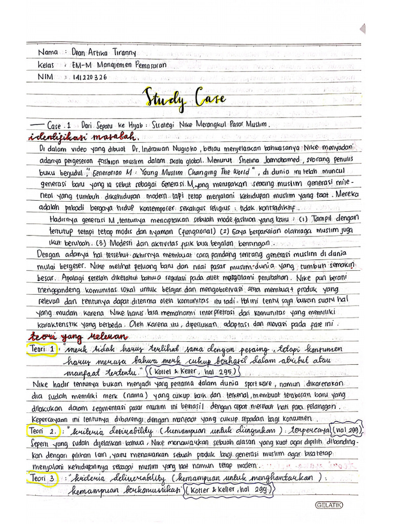 Study Case - Positioning & Per | PDF