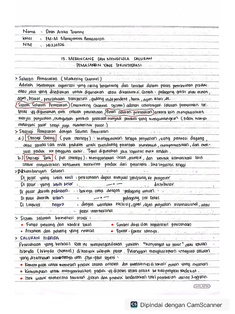 Merancang Dan Mengelola Saluran Pema | PDF
