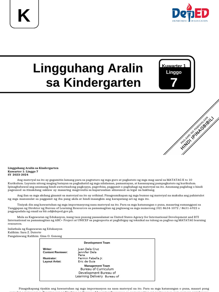 LE_Kinder_Q1_Week-7_ver2 | PDF
