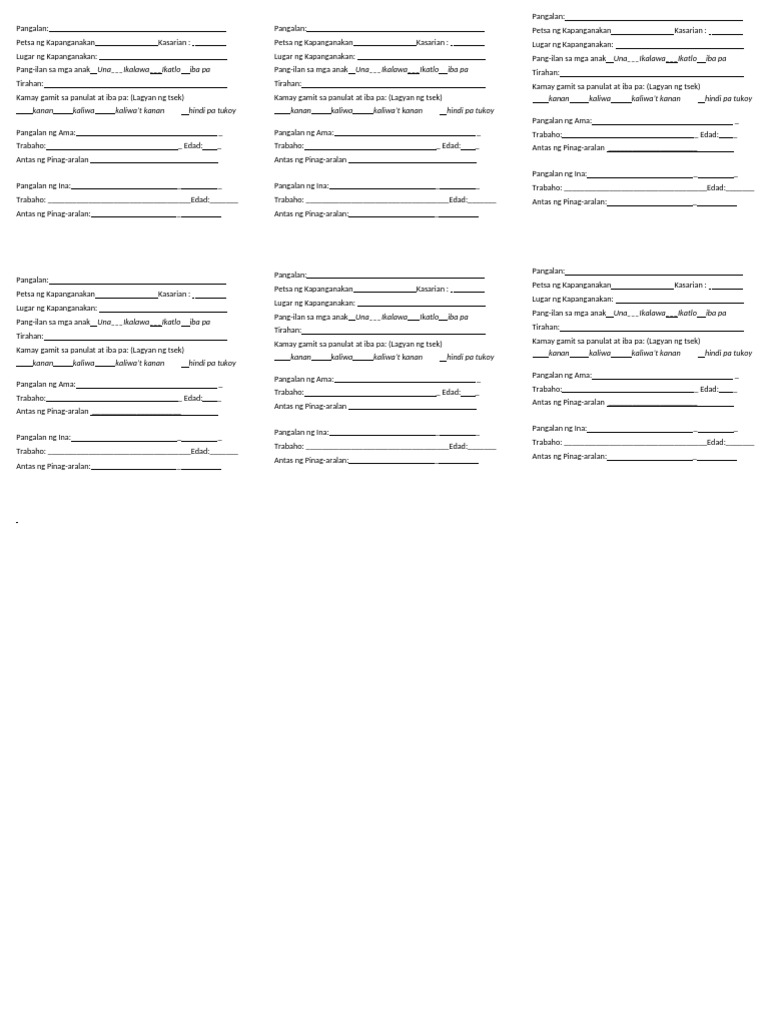 ECCD Info Sheet | PDF