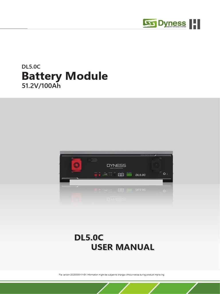 Dyness DL5-0C Manual | PDF