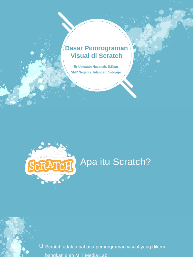 Presentasi Dasar Scratch | PDF