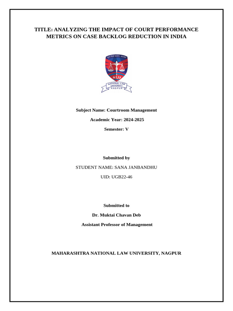 Court Management | PDF