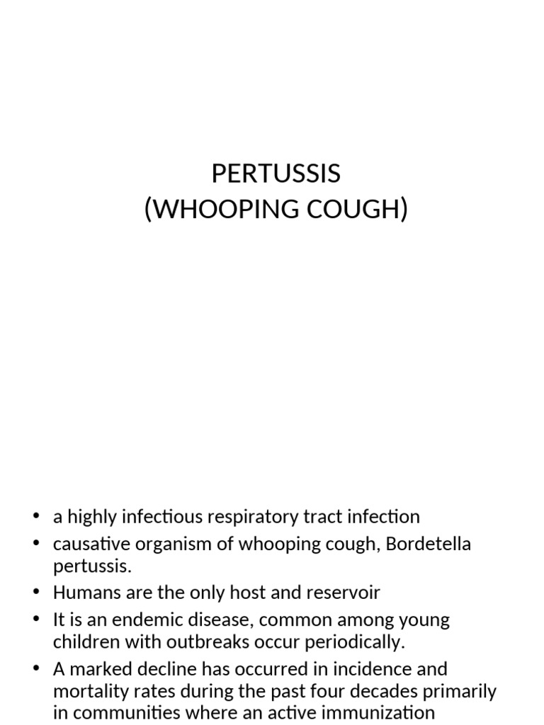 PERTUSSIS | PDF