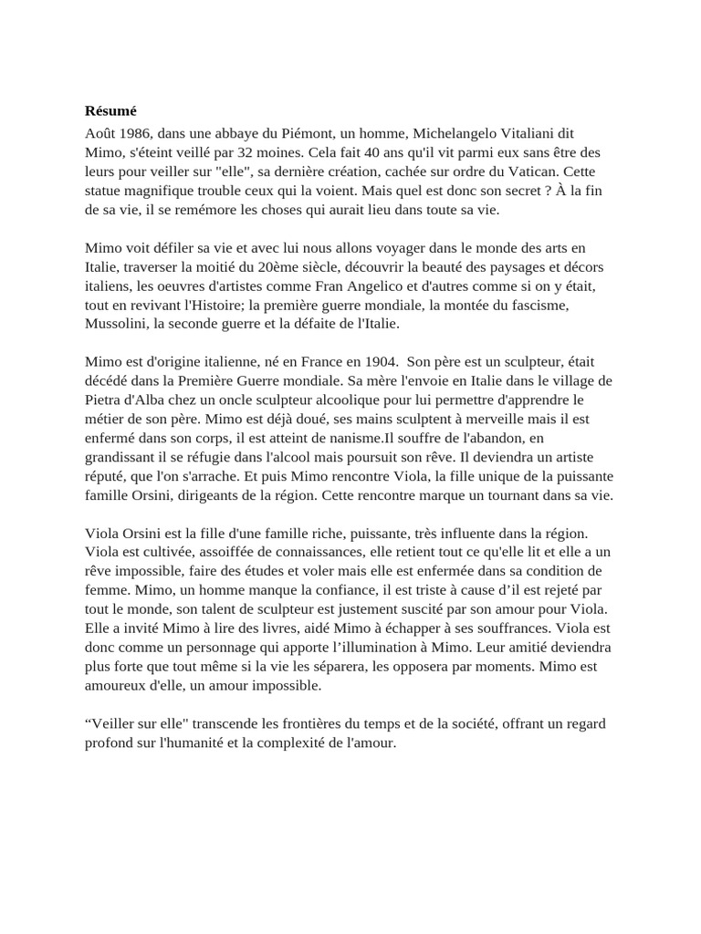Veiller Sur Elle | PDF