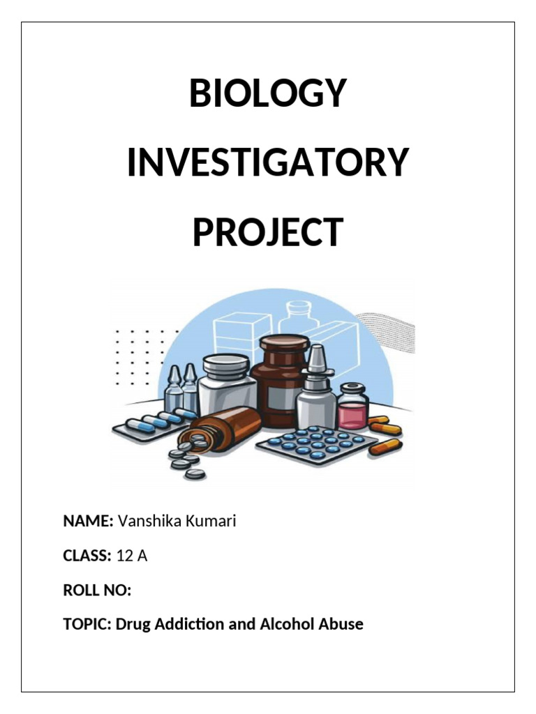 Drug Addiction and Alcohol Abuse Project | PDF | Opioid | Morphine