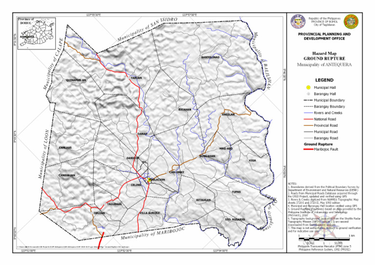 Hazard Map - Ground Rupture A4 Landscape | PDF